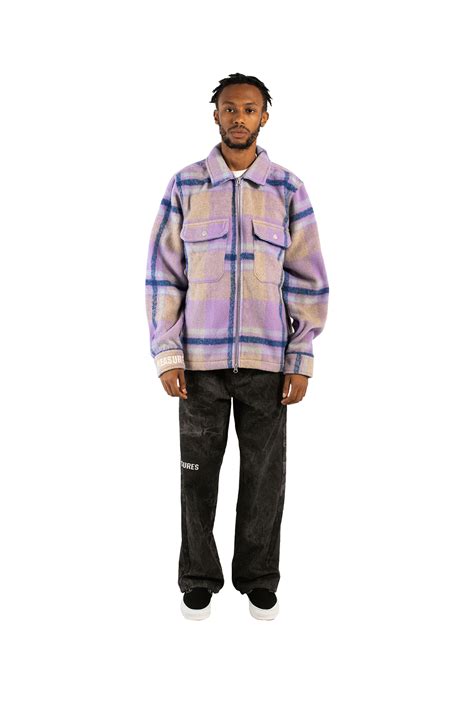 Pleasures Giacche E Cappotti Folklore Plaid Work Jacket