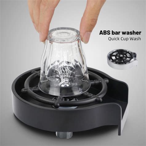 Bar Counter Cup Washer Sink High Pressure Spray