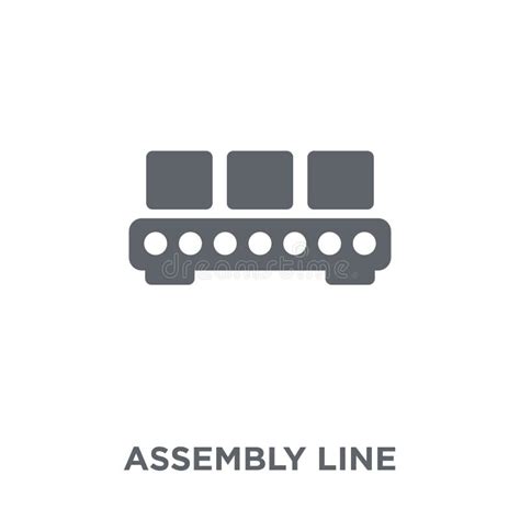 Assembly Line Icon Stock Illustrations 6265 Assembly Line Icon Stock