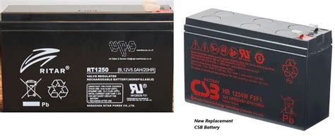 Rt1250 Battery B12v50ah20hr Replacement Batteryplex