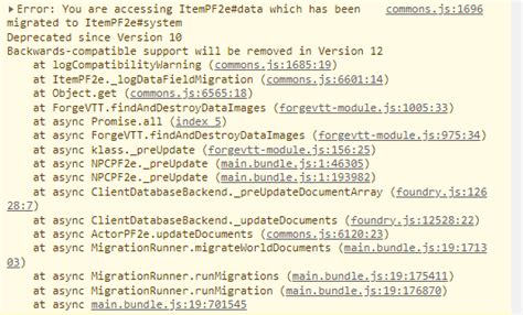 I Am Getting Getting A Lot Of These Warnings The Forge