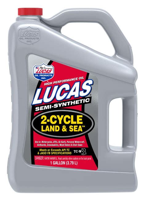 Lucas Oil 10467 Semi Synthetic Tc W3 2 Cycle Land And Sea Oil 1 Quart