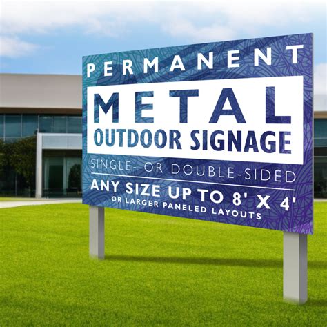 Custom Aluminum Signs Weatherproof Outdoor Sign Printing Xpresscolor
