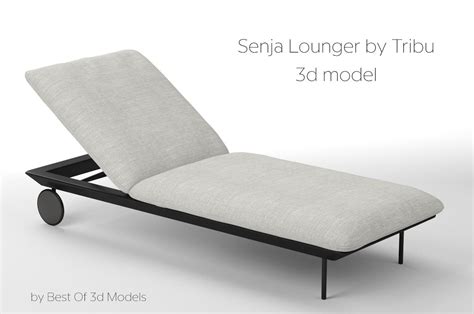 Senja Lounger By Tribu 3d Model Best Of 3d Models