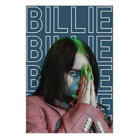 Billie Eilish Singer Posters For Wall A3 And A4 Sizes 400 Gsm