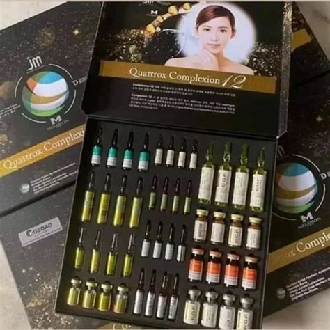 Quattrox Complexion 12 Glutathione Injection For Skin Whitening Packaging Type Box At ₹ 17500