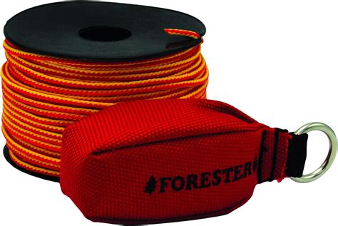 Mgp Supply Arborist Throw Line Kit Ultra Slick 100 Polyester Rope With 15oz