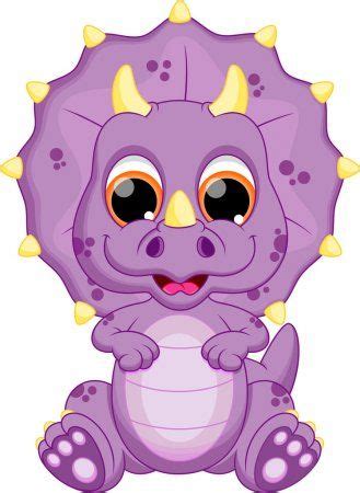 Desenho De Dinossauro — Ilustração De Stock Dinosaurier Illustration Niedlicher Dinosaurier