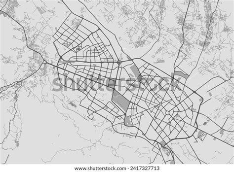 Vector City Map Mashhad Iran Black Stock Vector Royalty Free 2417327713 Shutterstock