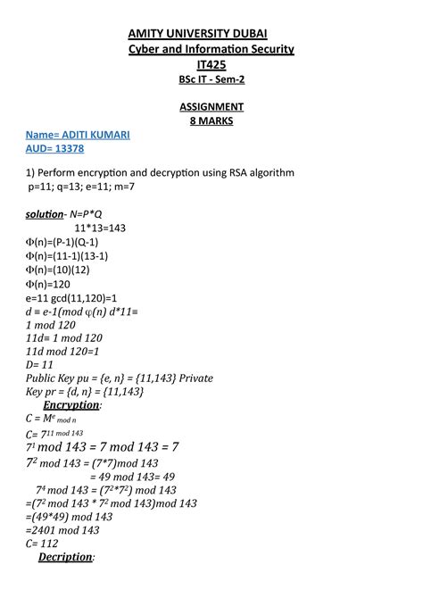 Cl Assignment 3 Amity University Dubai Cyber And Information Security Cl Assignment 3 Amity University Dubai Cyber And Information Security