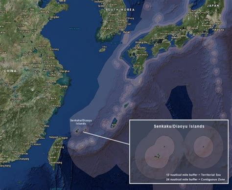 Map Senkaku Diaoyu Islands 800 657 The National Bureau Of Asian