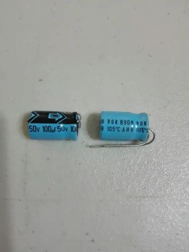 Condensador Capacitor Electrónico 100mf 50v 378 Mercadolibre
