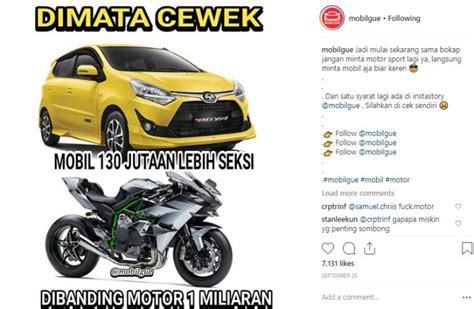 7 Meme Otomotif Kocak Dari Gaya Boncengan Sampai Motor Impian