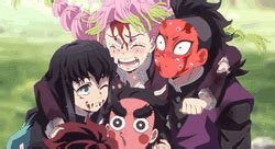 Demon Slayer Season 2 Inosuke Hashibira Eating  500×500 Demon