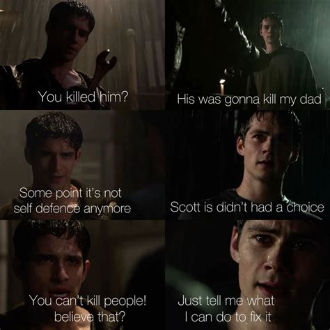 Teen Wolf Scott Mccall Quotes Scott Mccall X Stiles Mccall Pack