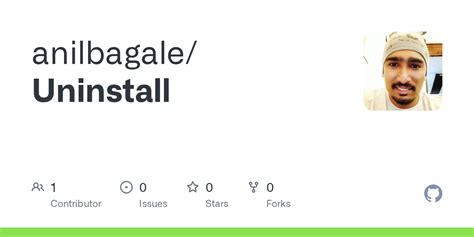 Github Anilbagaleuninstall