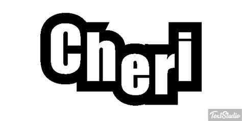 Chéri Word Animated  Logo Designs