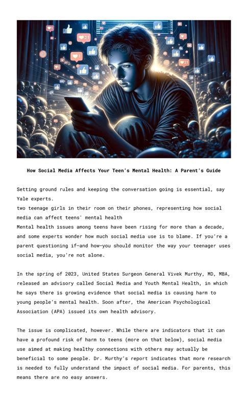 Social Media Use On Adolescent How Social Media Affects Your Teens