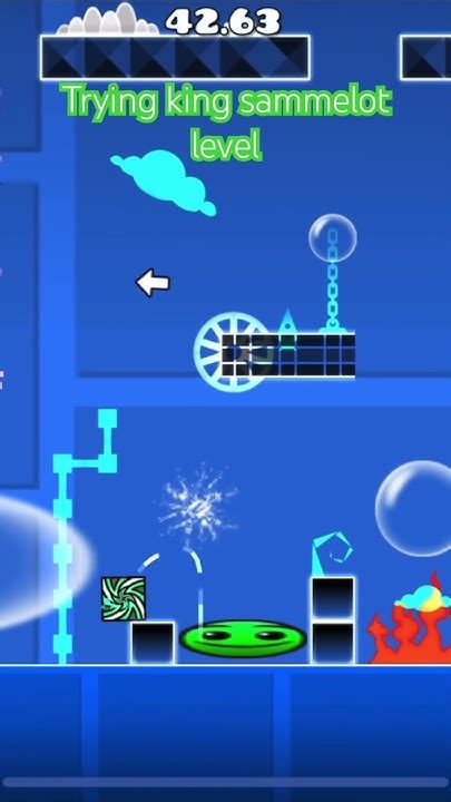 Trying King Sammelot Level Shorts Geometrydash Kingsammelot Youtube