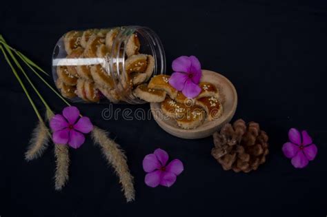 Product Photography Of Peanut Cookies A Type Of Dry Cookie Made From