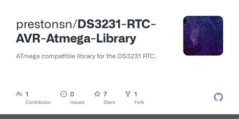 GitHub Prestonsn DS3231 RTC AVR Atmega Library ATmega Compatible Library For The DS3231 RTC