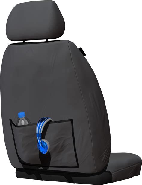 Grey Tradies Canvas Seat Covers All Over Canvas Custom Fit