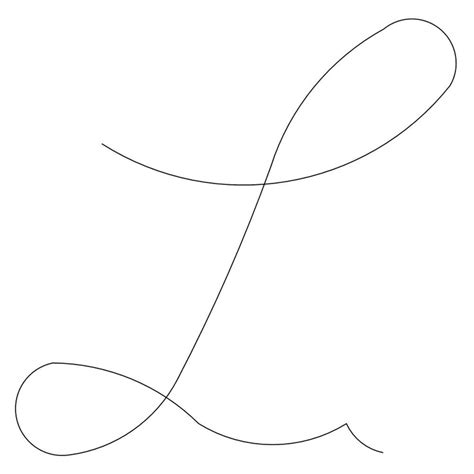 Writing A Cursive L Tattoo L Tattoo Tattoos Ink