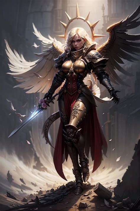 Saint Celestine The Living Saint Caraxes Warhammer 40k Artwork