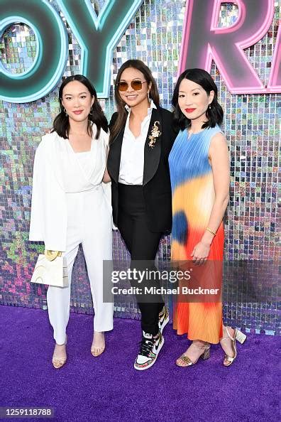 Sherry Cola Adele Lim And Cherry Chevapravatdumrong At The Premiere