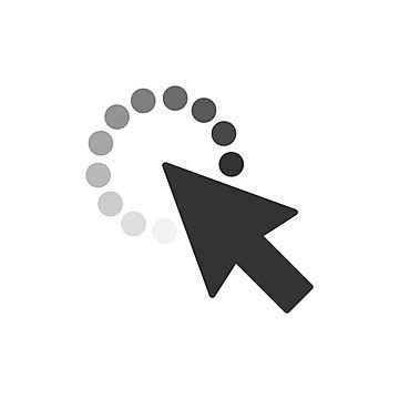 Flatstyle Mouse Cursor Icon On Isolated Background Cursor Sign Clicking Vector Cursor Sign