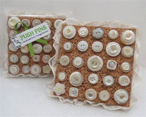 Cute Button Thumbtacks Set