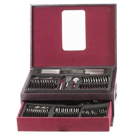 طقم مائدة استانلس استيل نوفال 87 قطعة أدوات المائدة