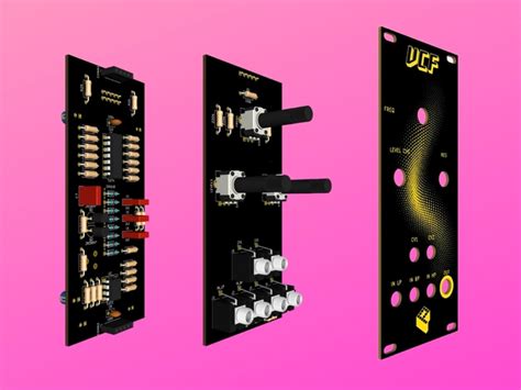 Eurorack Diode Vcf Kitpcb Modular Synthesizer