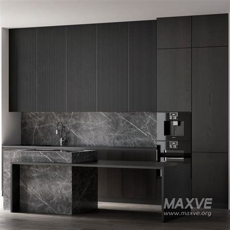 Neoclassical Kitchen 3d Model Download Maxve