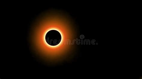 An Animation Of A Total Solar Eclipse That Occurs Stock Video Video