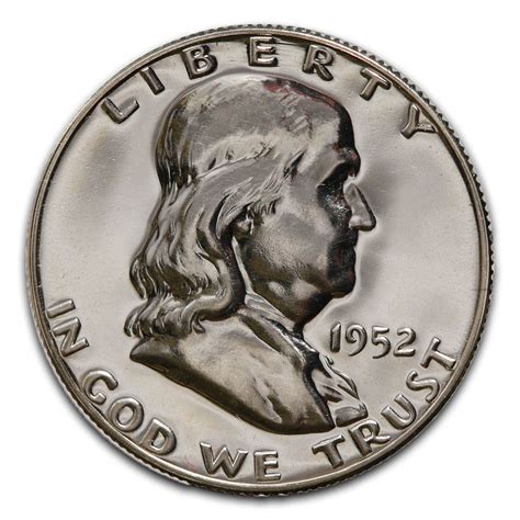 Proof Franklin Half Dollar 1952 Golden Eagle Coins