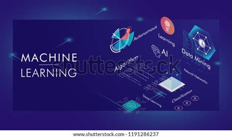Machine Learning Ai Data Mining Algorithm Stock Vector Royalty Free 1191286237 Shutterstock