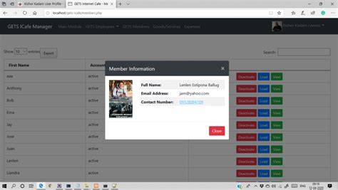 Internet Cafe System Project In PHP With Source Code And Report Download Kashipara