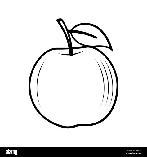 Apple Editable And Resizeable Vector Icon Stock Vector Image And Art Alamy