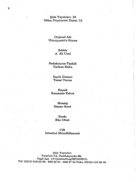 HÃ Cciyyetã S SÃ Nne AbdÃ Lgani AbdÃ Lhalä K Pdf