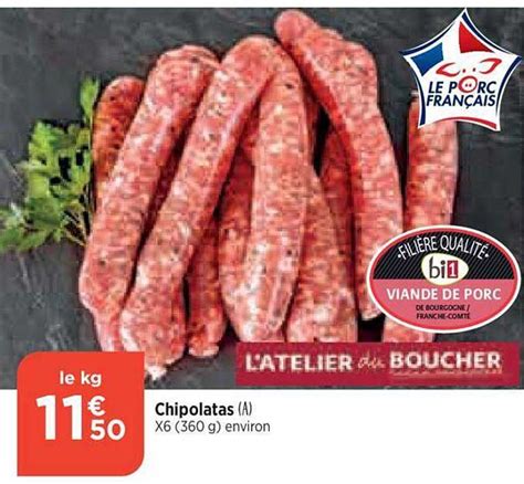 Promo Chipolatas Chez Atac Icatalogue Fr