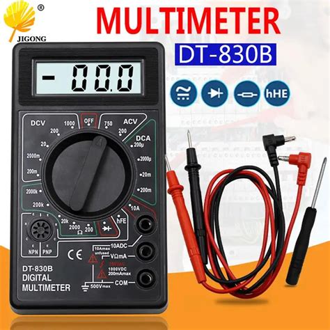 멀티미터기 휴대용 Lcd 디지털 멀티미터 Ac Dc 전압 다이오드 테스터 전류 저항 계량기 전류계 전문 도구 핸드폰닷컴