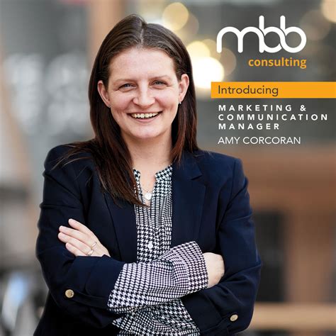 Mbb Amy Corcoran Has Joined Mbb Consulting As The Marketing