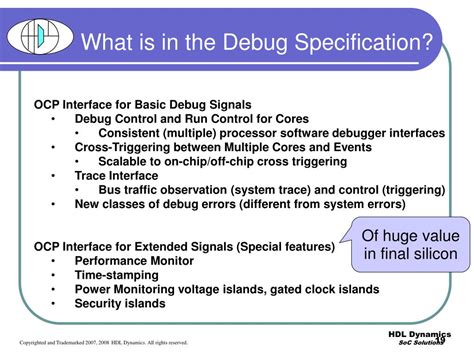 Ppt Introduction To Challenges In System And Soc Debug Powerpoint