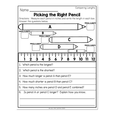 Measurement Worksheets 2nd Grade Printable Calendars At A Glance
