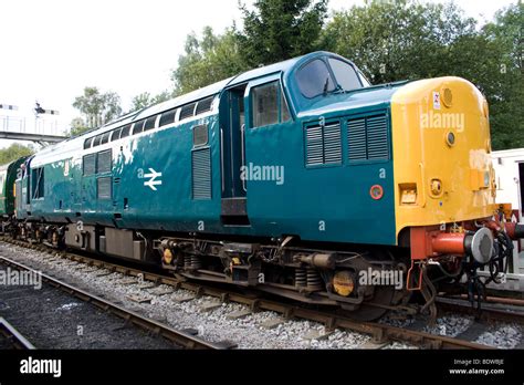 Bree Co Co Class 37 Locomotive At Cheddleton Railway Station Stock