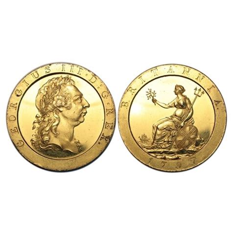 1797 Gilt Proof Pattern Penny By W J Taylor After C H Ku In