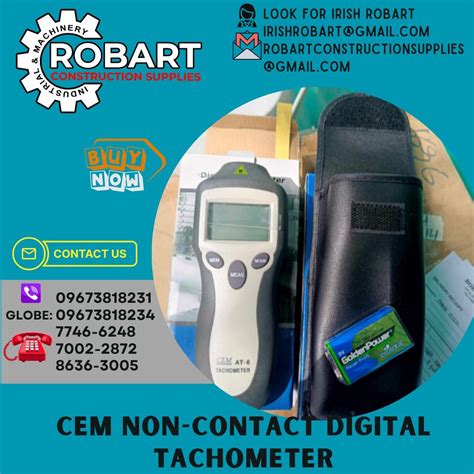 Cem Non Contact Digital Tachometer Commercial And Industrial