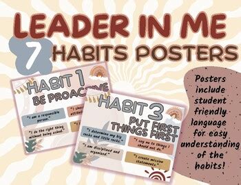 Boost Your Productivity With Printable 7 Habits Posters — Worksheets Mom