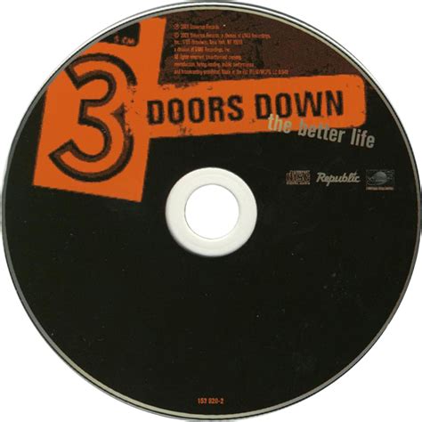 Car Tula Cd1 De 3 Doors Down The Better Life Bonus Disc Edition